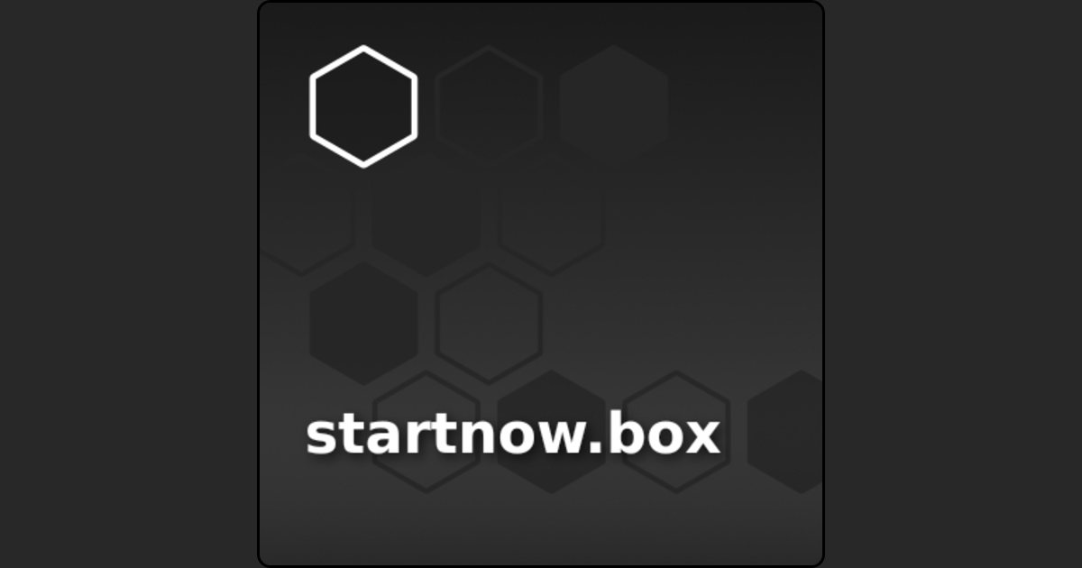 startnow.box - Profile | .box